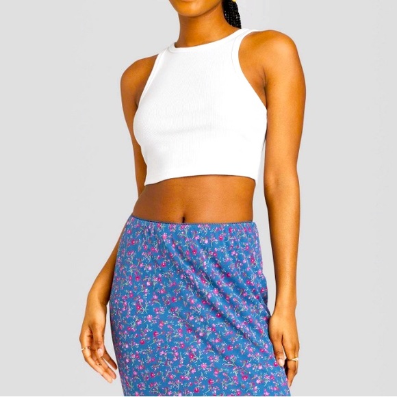 wild fable | Tops | Wild Fable White Crop Tank | Poshmark